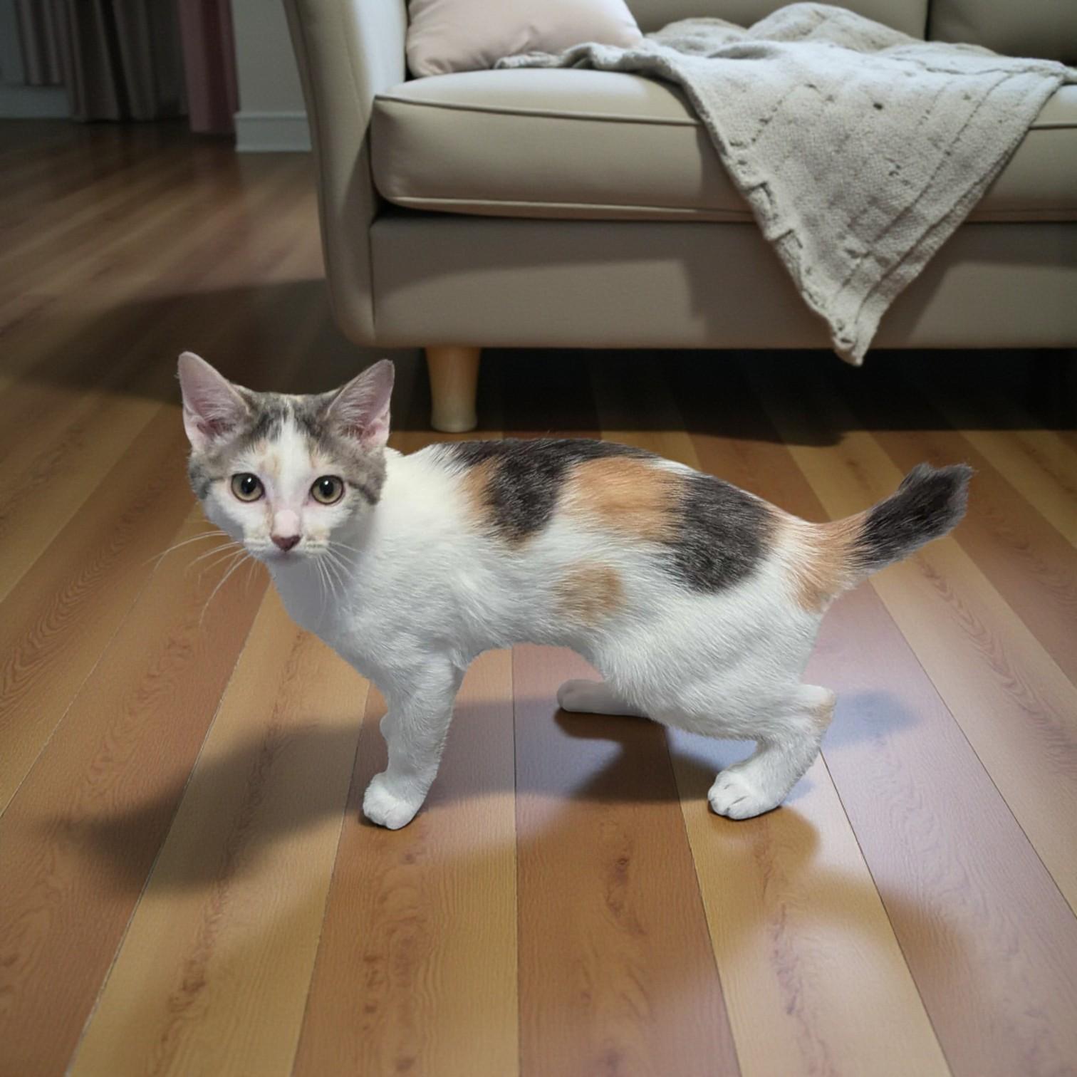 Cat for adoption - Angelica, a Domestic Short Hair & Manx Mix in ...